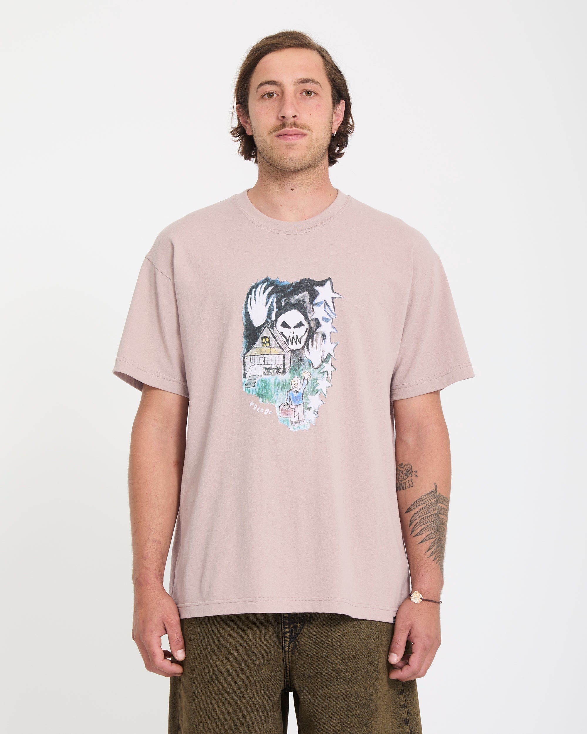 Issam Auptel T-Shirt - Bark Brown - Men - Volcom EU – Volcom Switzerland