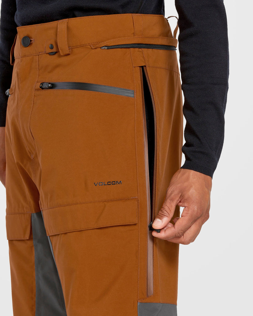 Rnge Stretch Gore-Tex Trousers - Caramel - Herren - Volcom Schweiz - 2 ...