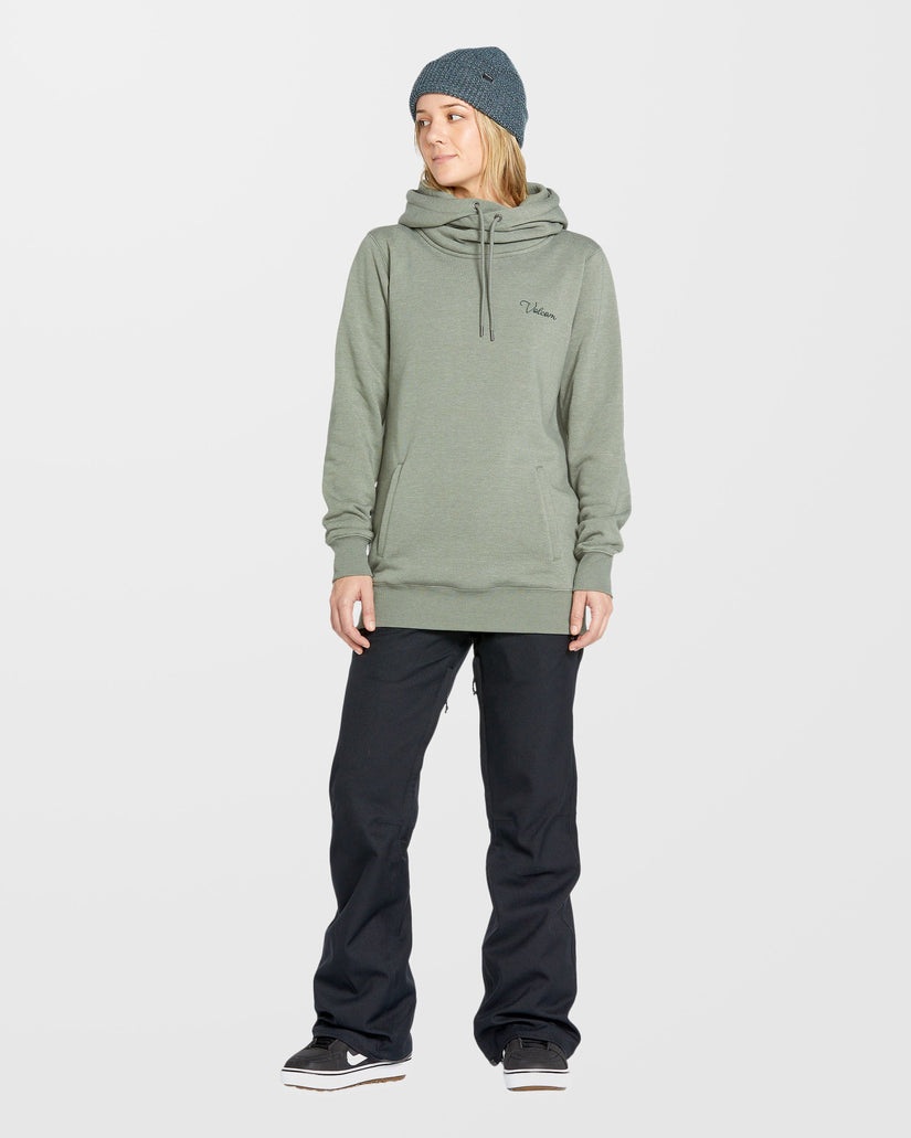 Tower Fleece Kapuzenpullover - Lichen Green - Damen - Volcom Schweiz ...