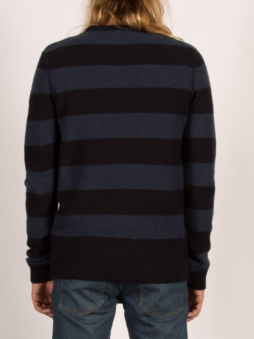 Pullover Stream Striped - Navy | Volcom Switzerland
